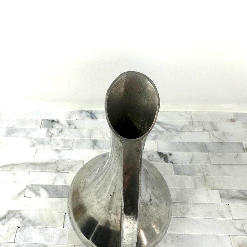 Vintage Sigg Pewter Pitcher Simple Modern Minimalist Swiss - Etsy