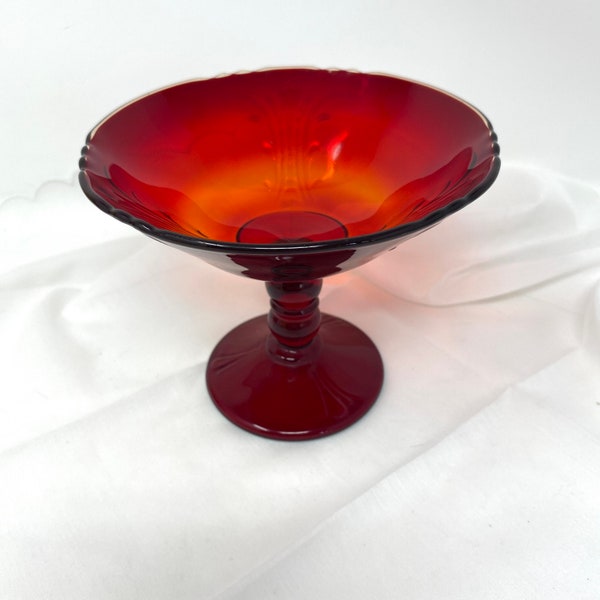 Antique Red Glass - Etsy