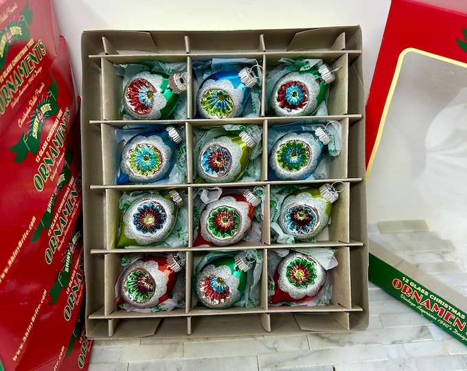 Christopher Radko Shiny Brite Reflector Tulips Boxed Christmas Tree ...