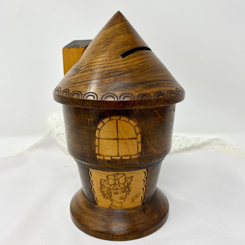 Wooden Coin Bank - Etsy