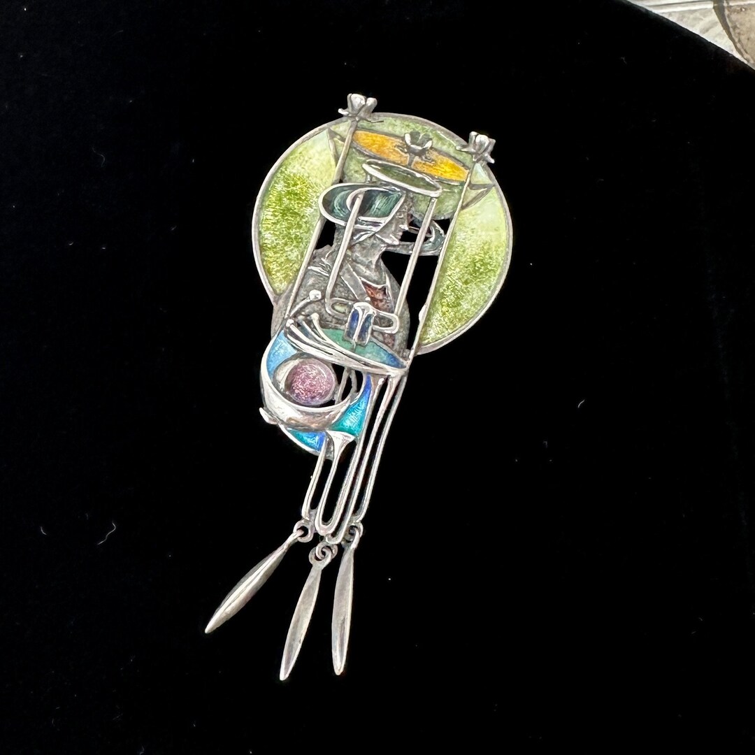 Pat Cheney Brooch Pendant, Vintage for Charles Rennie Mackintosh ...
