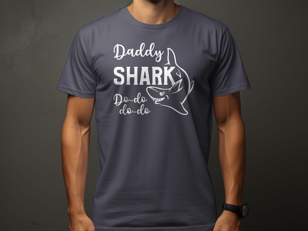 Daddy Shark Do Do Do Fathers Day Shirt, Daddy Shark T-shirt, Gift for ...