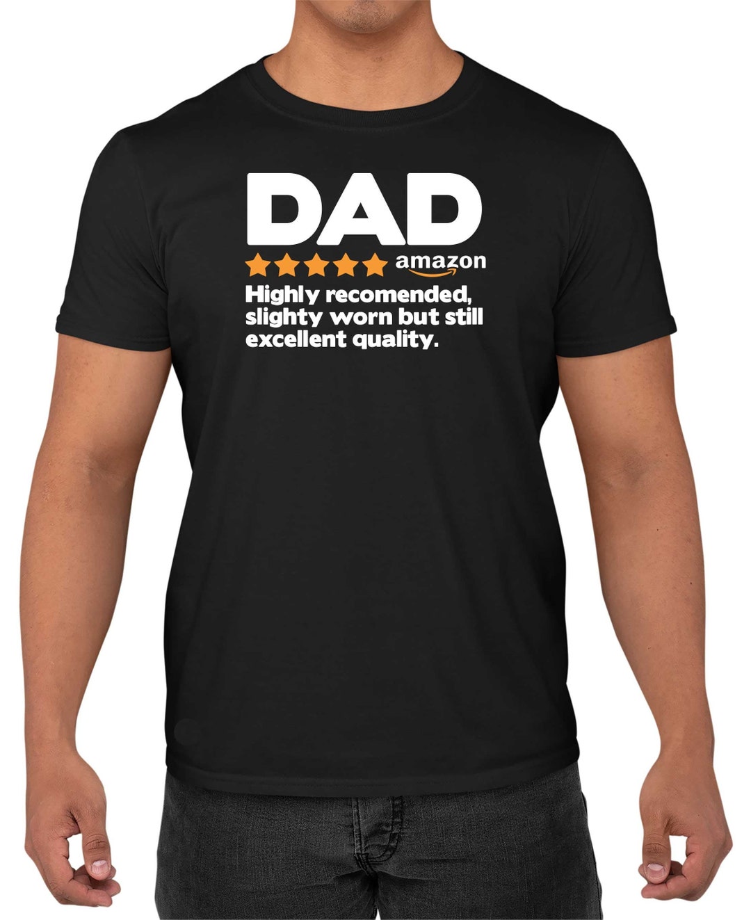 5 Star Dad T-shirt Men's Fathers Day Gift Tee Shirt Top - Etsy