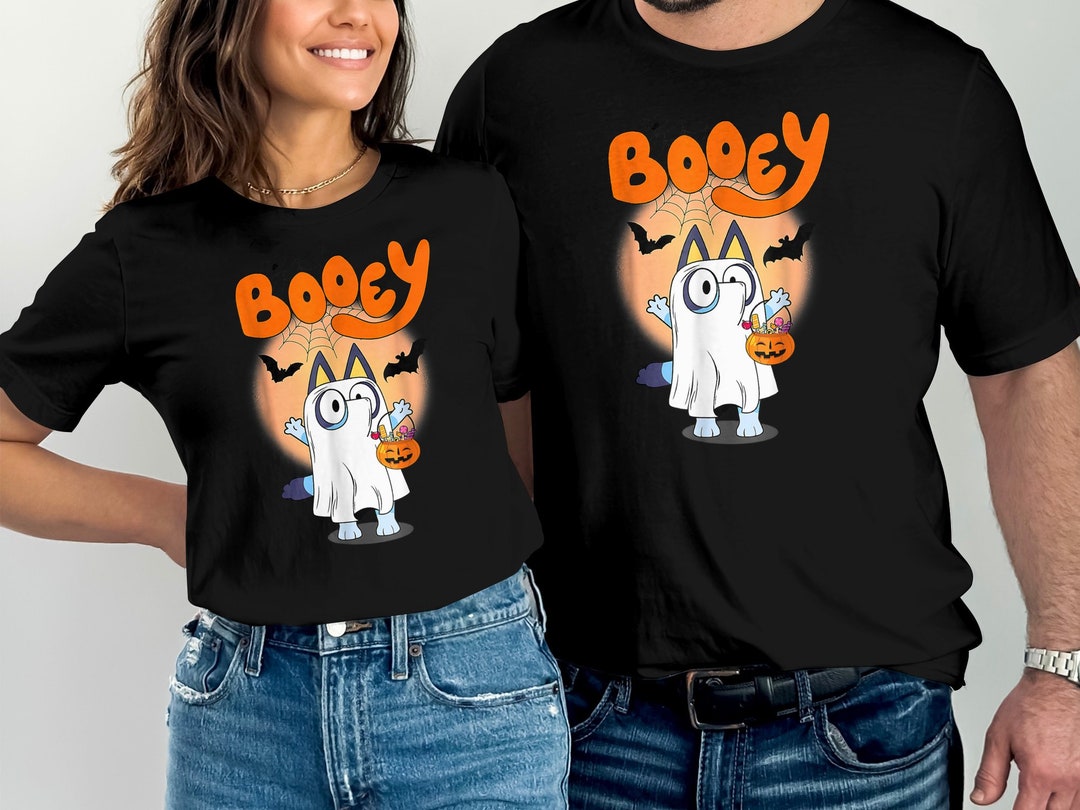 Booey Halloween Spooky Season Funny for Kids Men Women T-shirt ...