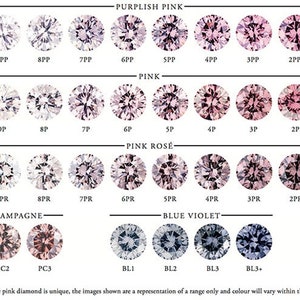 Argyle Pink Diamonds - Parcel of 10 X 0.02 Cts 5P Natural Fancy Pink - Etsy