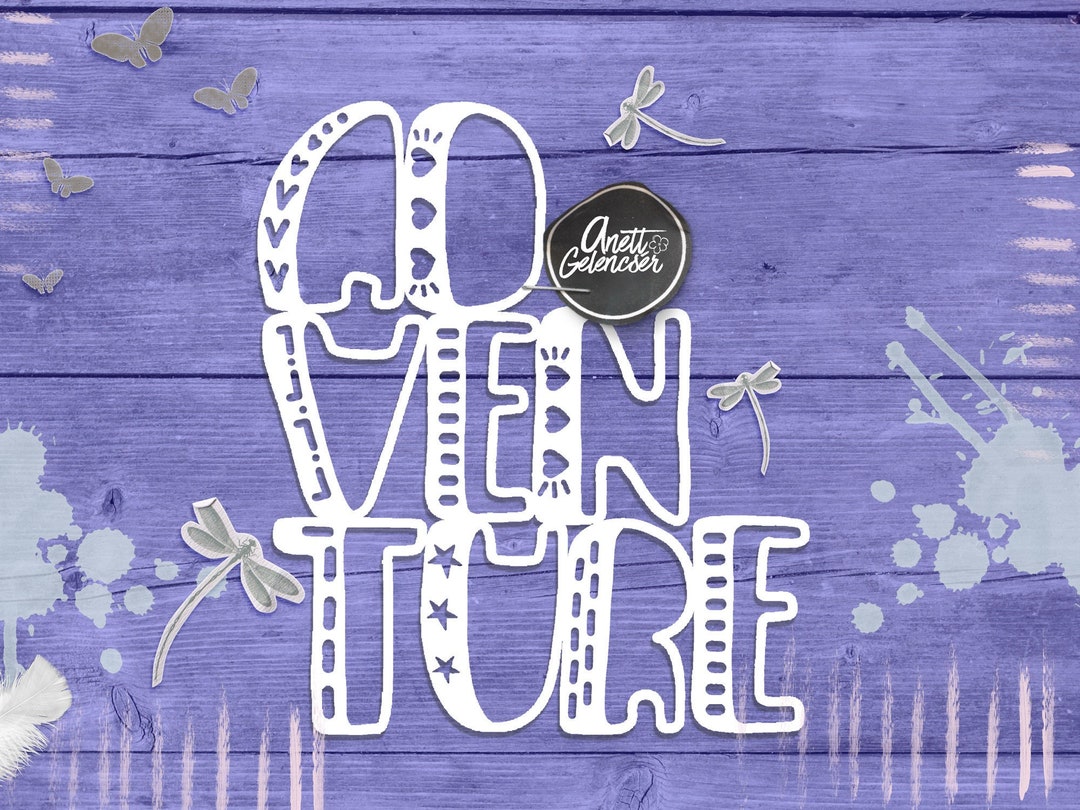 234 Adventure Cut File SVG, PNG PDF Dxf, Silhouette Cameo, Scrapbooking ...