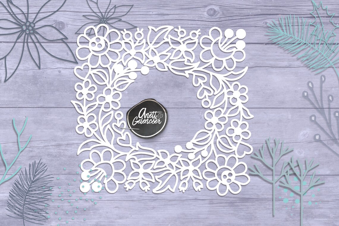 196 Folk Art-kalocsai Motif Cut File Svg Png PDF Dxf | Etsy