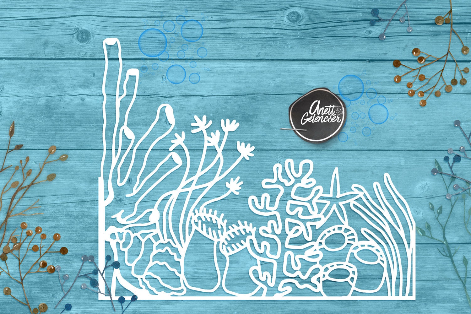Kids' Crafts Scrapbook Images Ocean Cut Files Printable Coral Reef ...