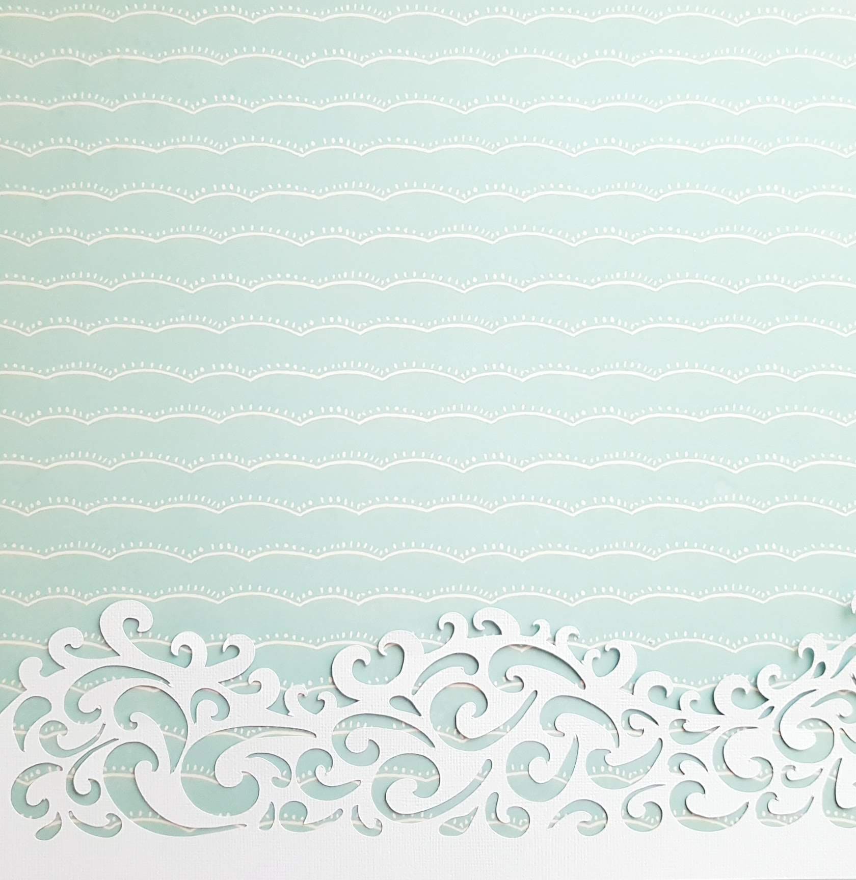 Lacy Border Cut File 87SVG Paper PNG PDF Dxf Silhouette | Etsy