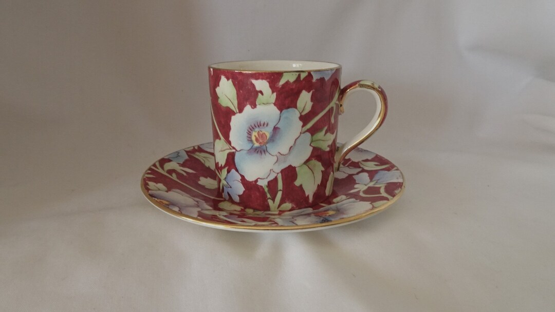 Vintage Royal Winton June Festival Demitasse, Chintz Blue Pansy - Etsy
