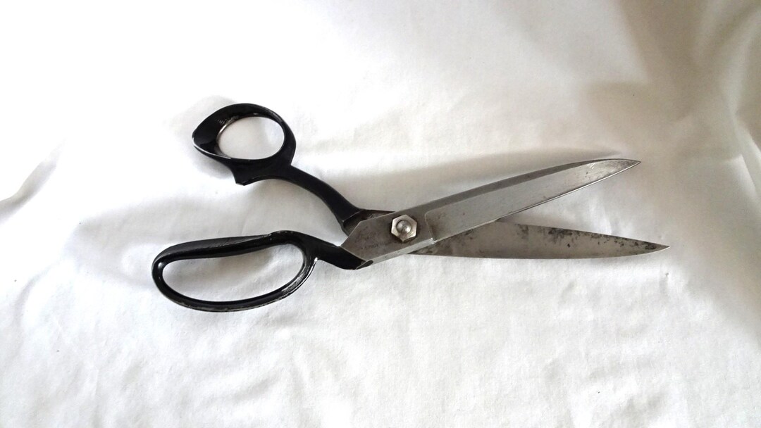 Vintage Wiss Inlaid Steel Forged Tailor, Sewing Scissors. Newark NJ ...