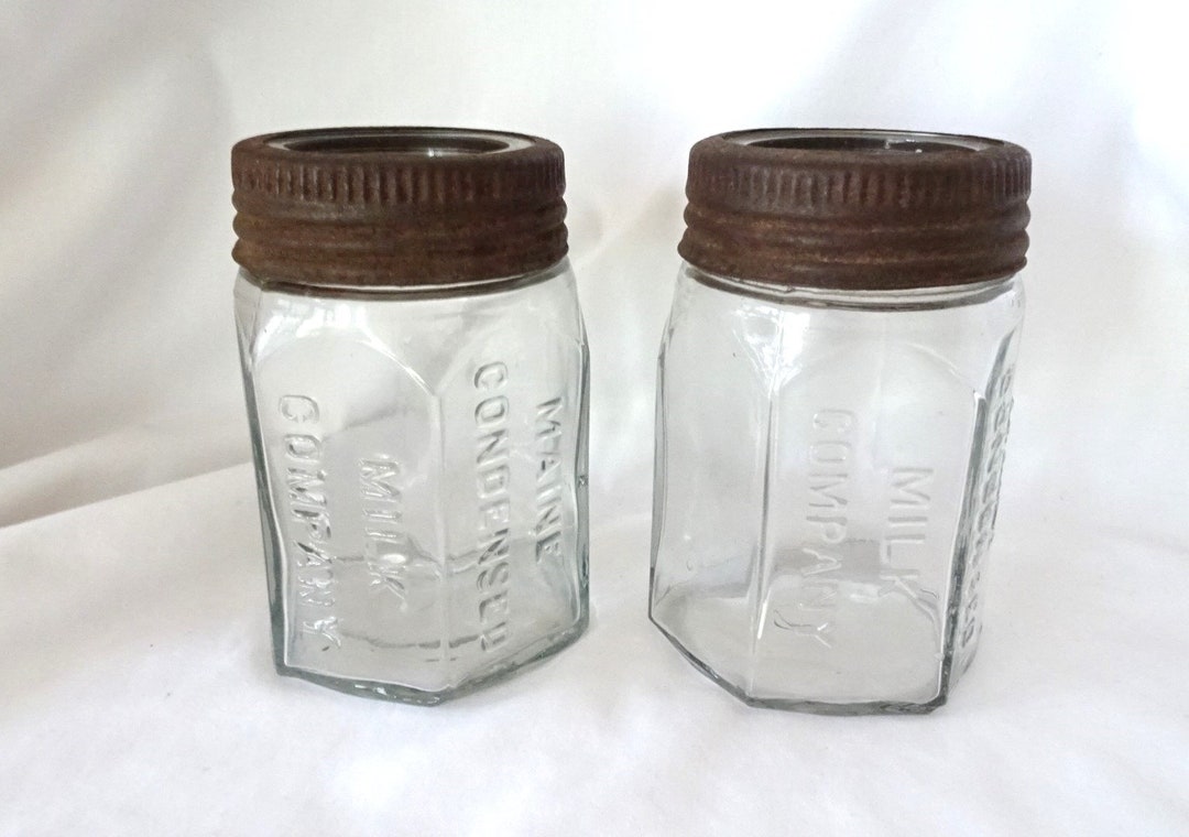 Vintage Maine Condensed Milk Company Baby Jars. 12 Ounce Jars - Etsy