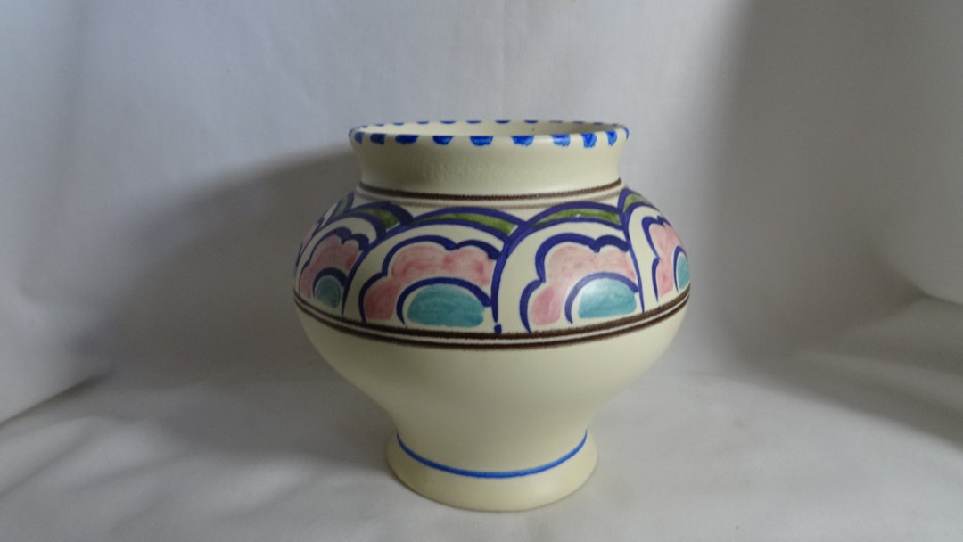 Vintage Honiton Art Pottery Vase - Etsy