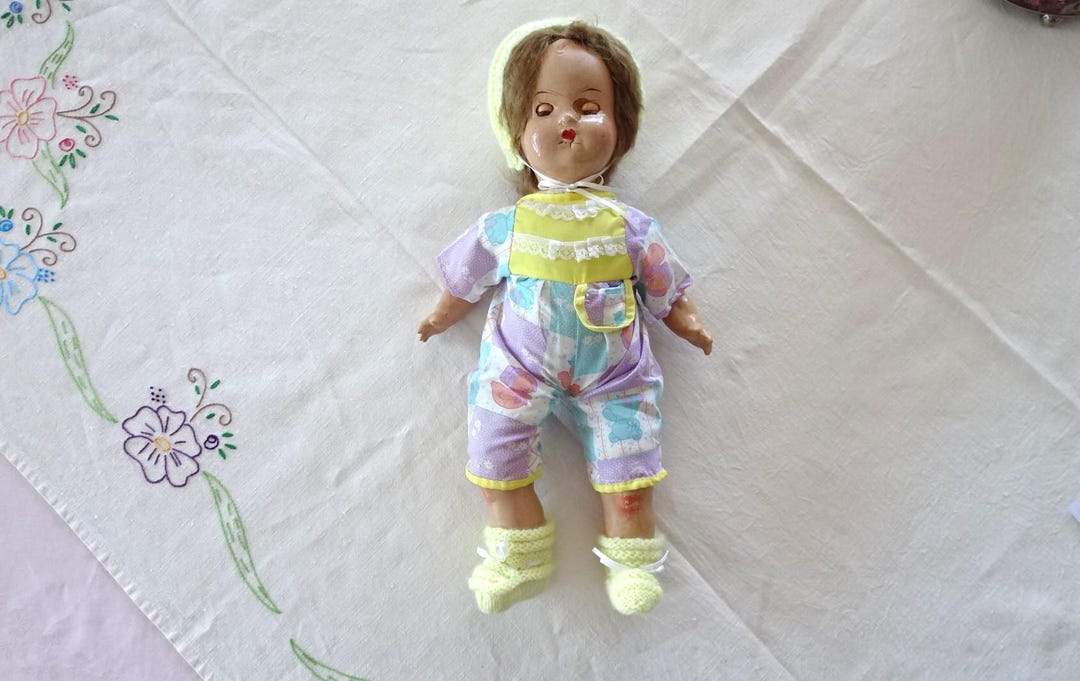 Vintage Reliable Made in Canada Doll. Muslin, Stuffed and Composite ...