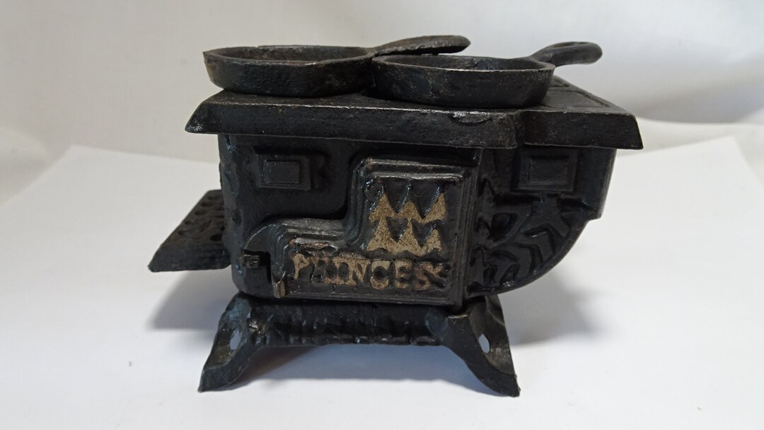 Vintage Princess Cast Iron Stove. Incomplete, With Two Fry Pans. - Etsy ...