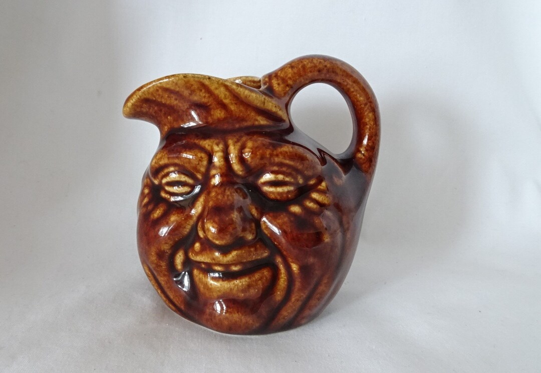 Vintage Miniature Jug, Man in the Moon, John Barleycorn - Etsy