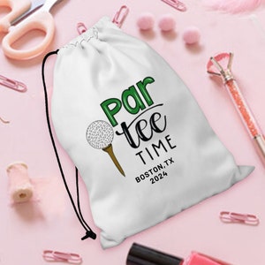 Personalized Golf Lets Partee Bags, Golf Bachelorette Bag, Golf Favor ...