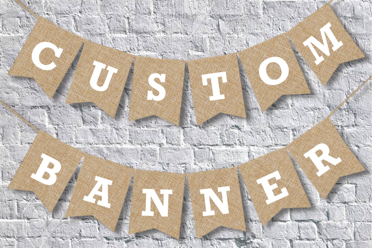 Custom Burlap Bannerpersonalized Banner Design Your Own - Etsy
