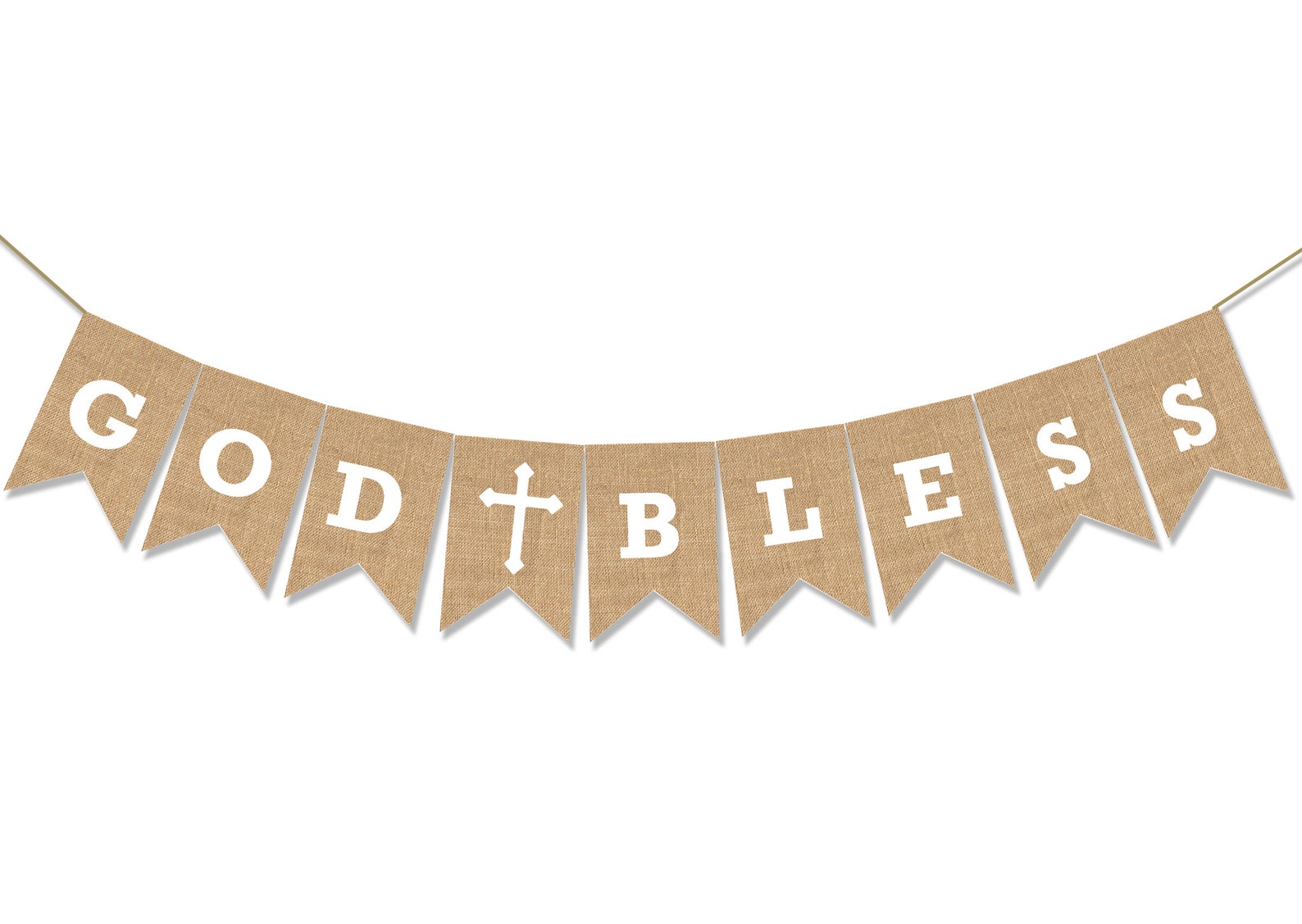 God Bless Banner-first Communion Banner-christening - Etsy