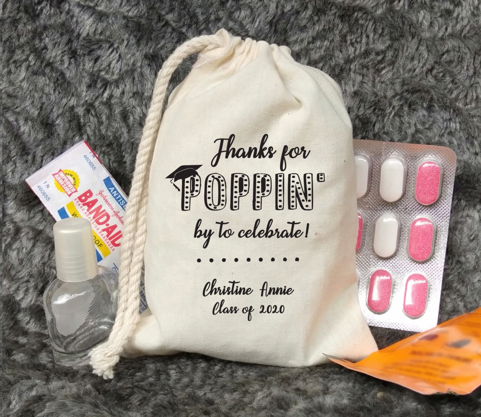 Thanks for POPPIN BY Graduation Favor Bag. Graduation Party Favor ...