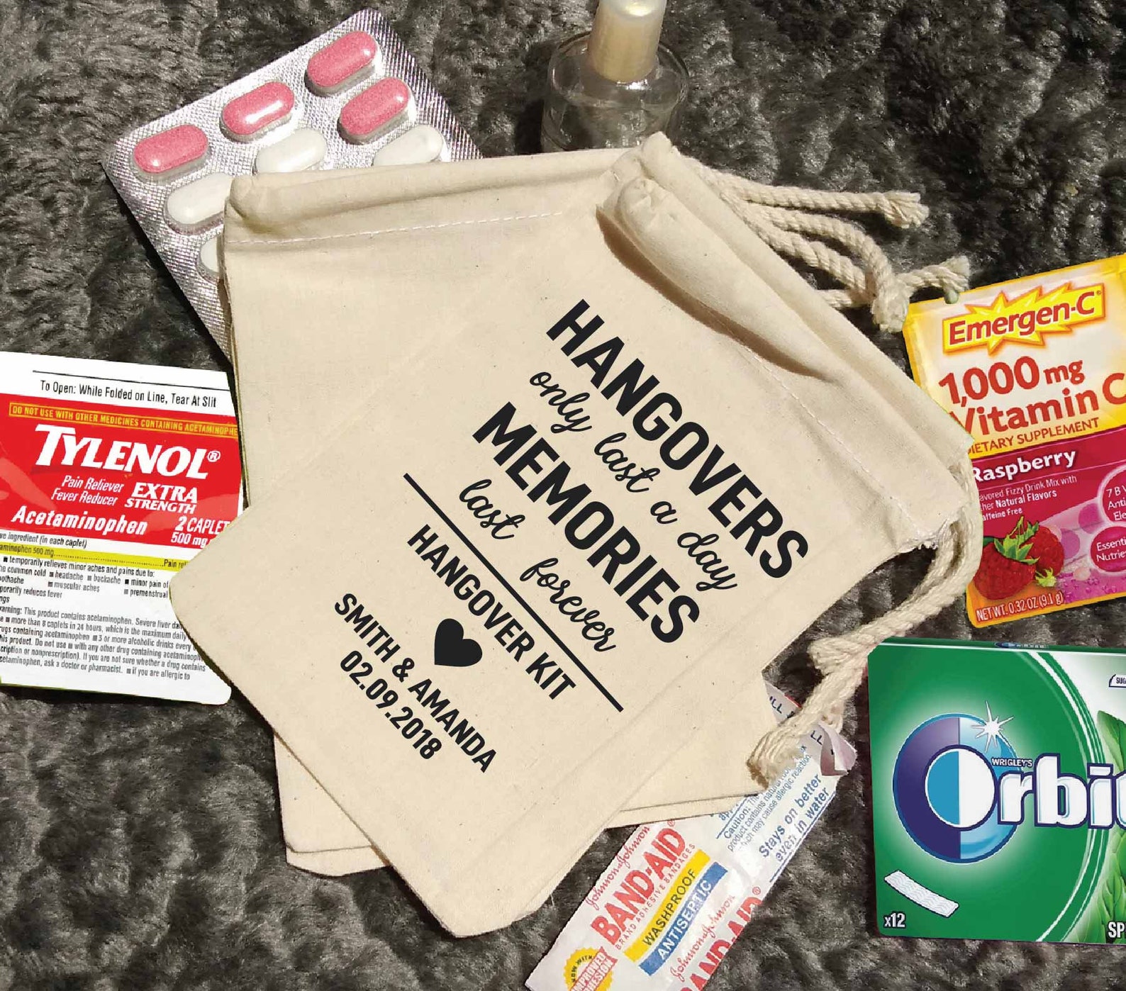 Hangover Kit Bags Recovery Kit Bags Bachelorette Party - Etsy