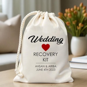 Wedding Recovery Kit - Custom Wedding - Guest Favor Bags - Personalized ...