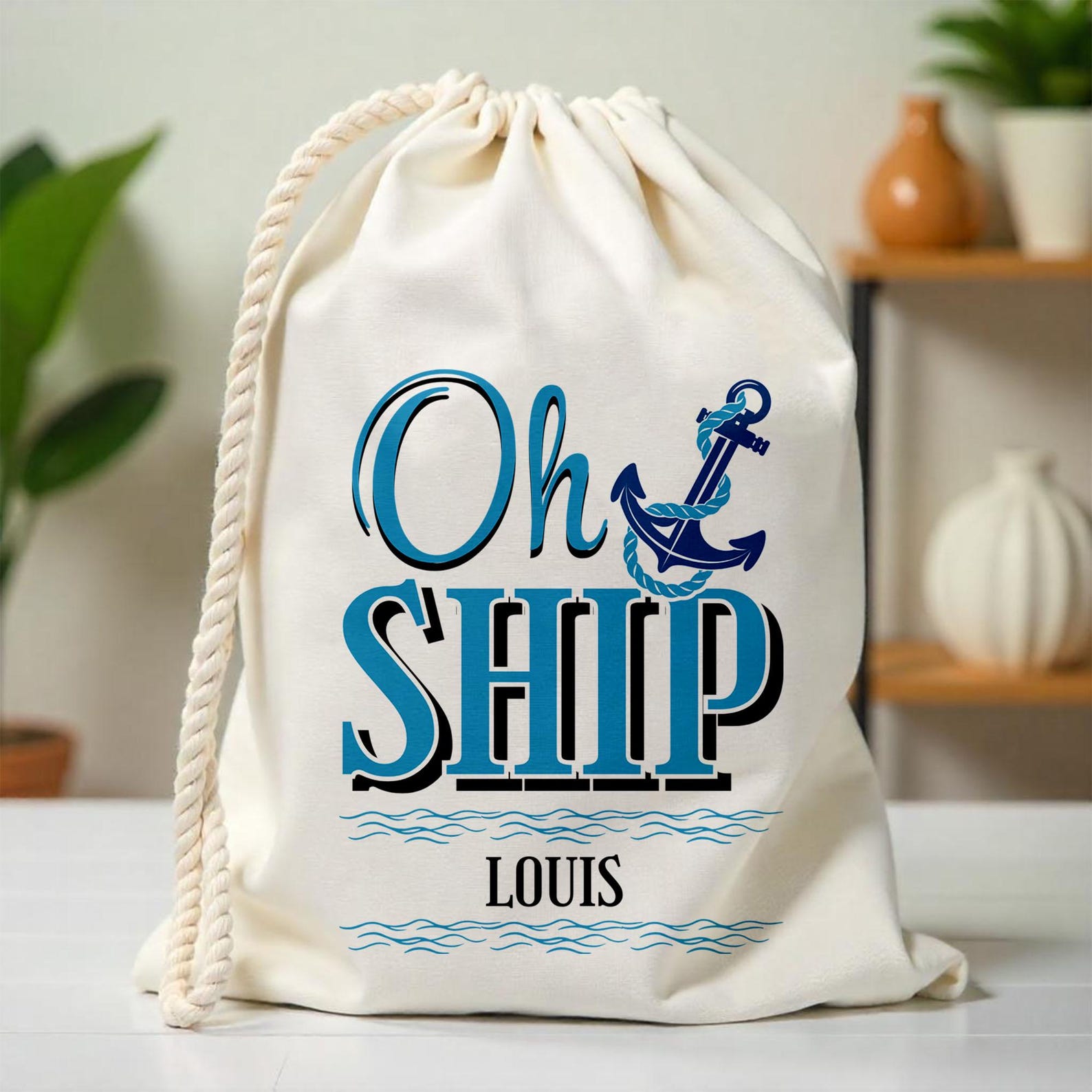 Custom Oh Ship Bags - Bachelorette Party Favor Bags - Beach Recovery ...