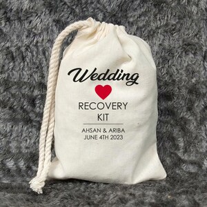 Wedding Recovery Kit - Custom Wedding - Guest Favor Bags - Personalized ...