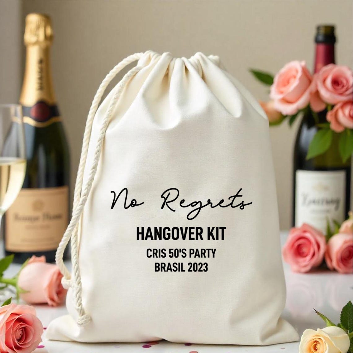 No Regrets Hangover Kit,personalized Bachelorette Favors, I Regret ...