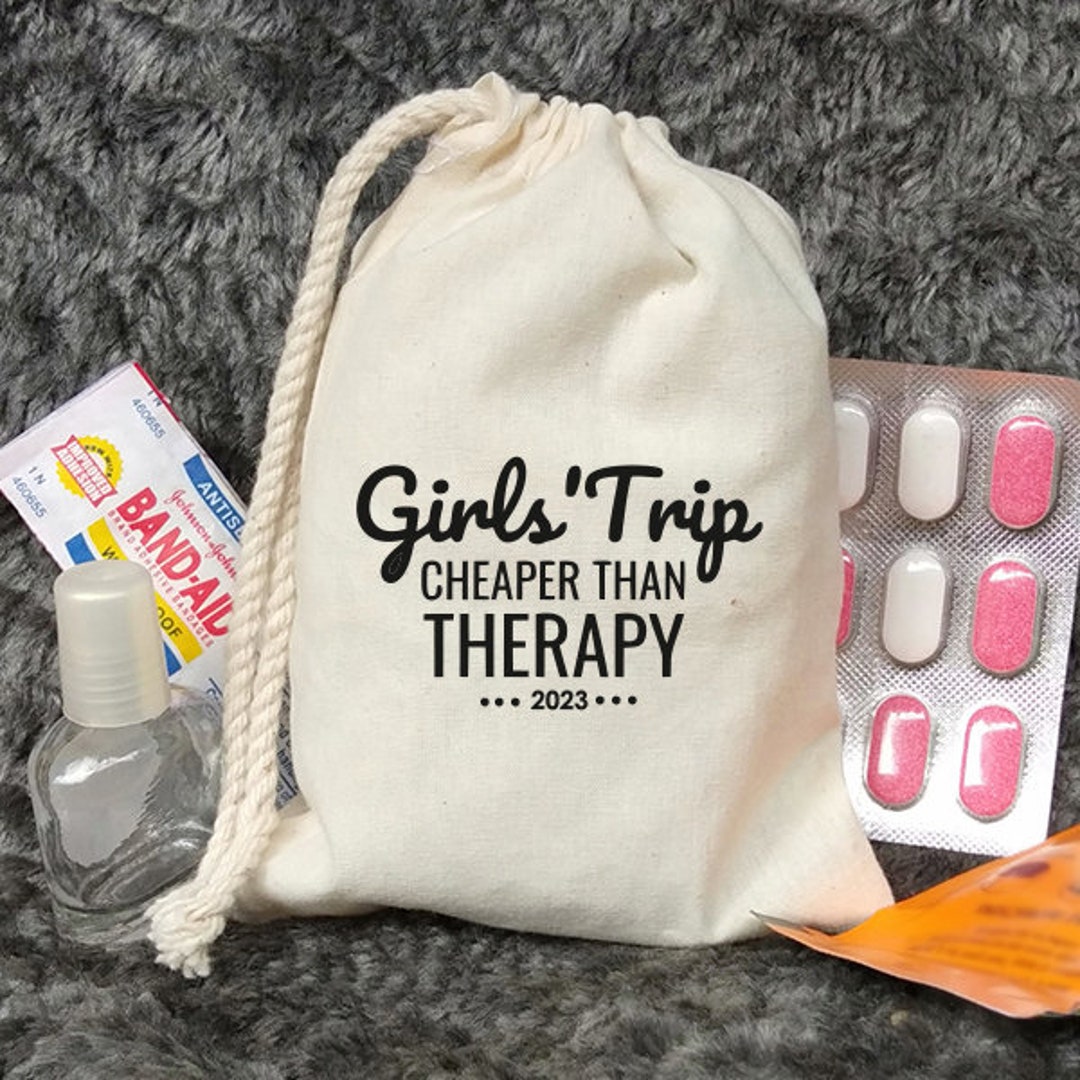 Girls Trip Cheaper Than Therapy Bag, Vacation Bag, Girls Trip Gifts ...