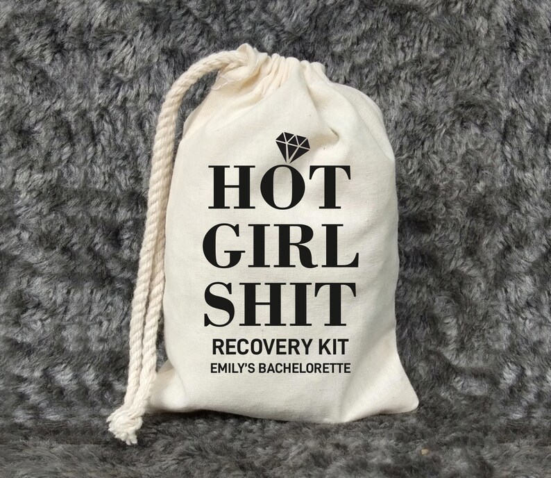 Hot Girl Shit Recovery Kit Ladies Bachelorette Party Favors | Etsy