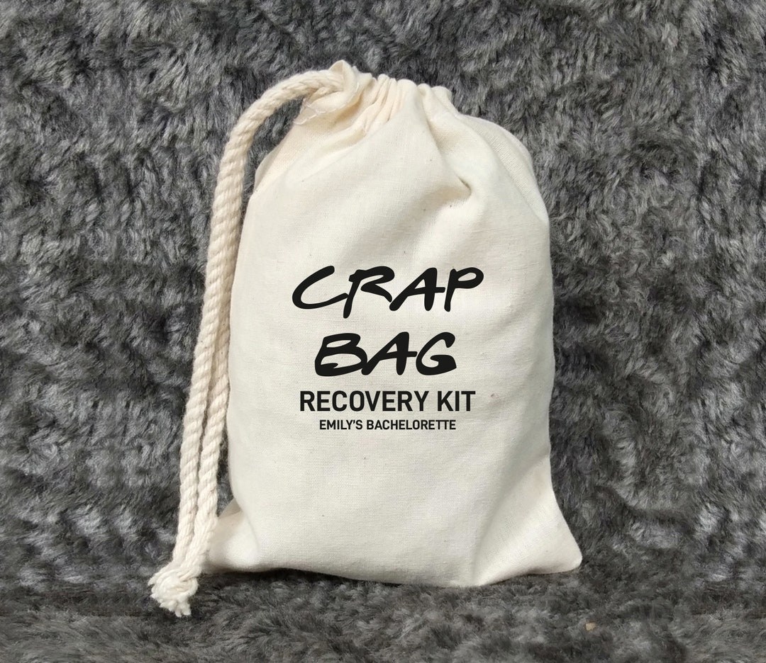 Crap Bag Recovery Kit Friends Themed Bachelorette Party Favors ...