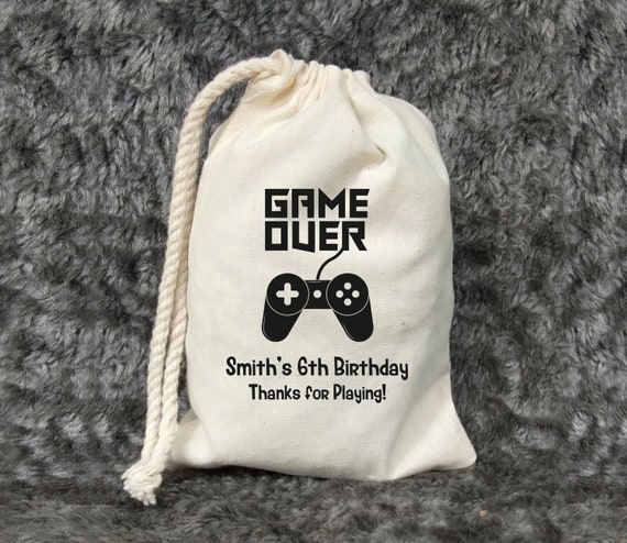 Game Over Thank You-controller Video Game-kids Party | Etsy