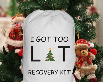 Holiday Recovery Kits I Got Too Lit Recovery Kit Favors Holiday ...