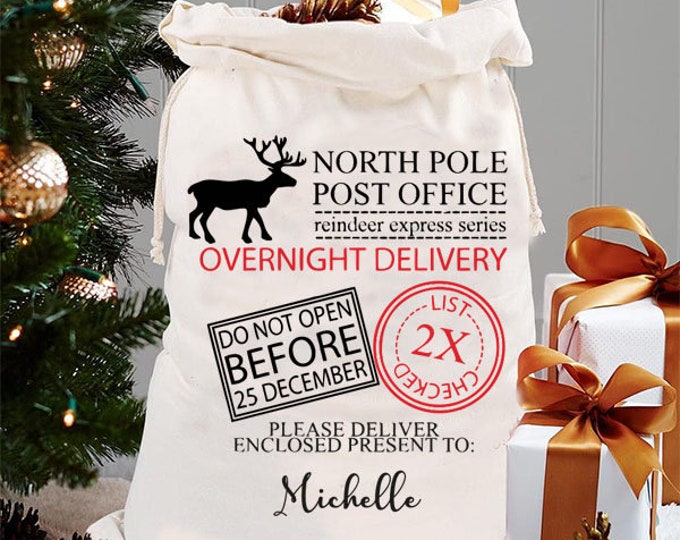 Christmas Bag-bag of Coal-christmas Gift Bag-christmas Favor - Etsy