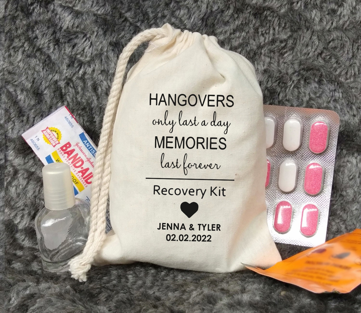 Hangover Kit Bags Recovery Kit Bags Bachelorette Party - Etsy