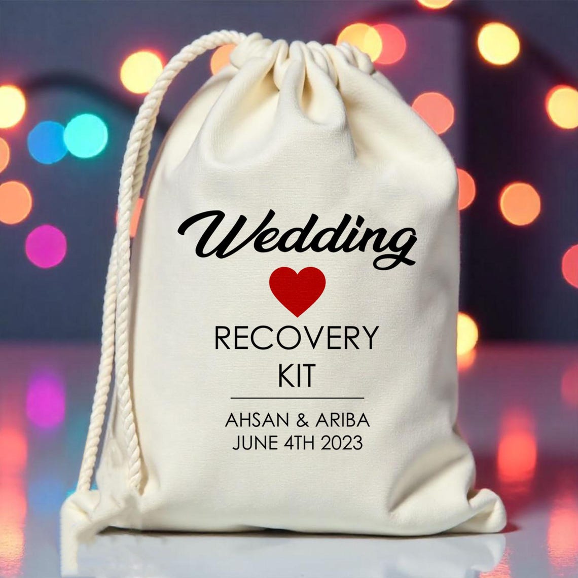 Wedding Recovery Kit - Custom Wedding - Guest Favor Bags - Personalized ...