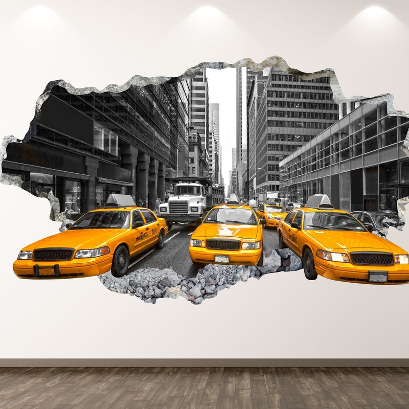 Taxi Yellow Cab - Etsy