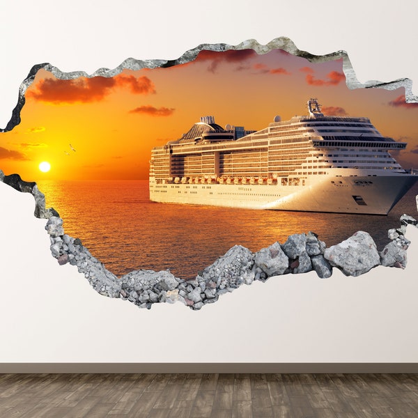Cruise Ship Poster - Etsy