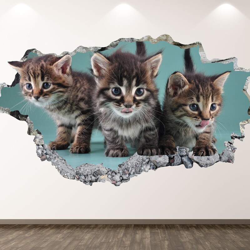 Cat Wall Decals - Etsy