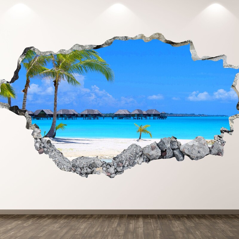 Beach Wall Decal - Etsy