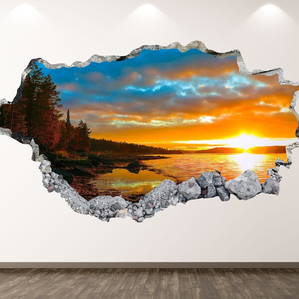 Sunset Wall Decal - Etsy