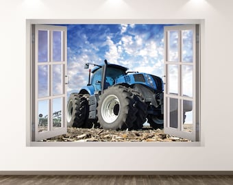 I Farm You Eat Sticker C373 Tractor Decal Car Decal Window - Etsy