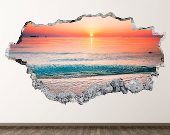 Sunset Wall Decal | Etsy