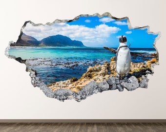 Penguin Wall Decal | Etsy