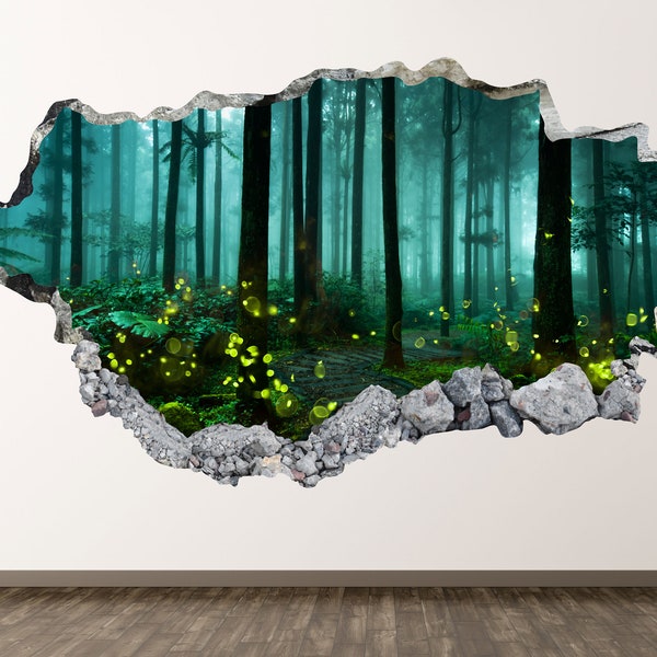 Forest Wall Decals - Etsy