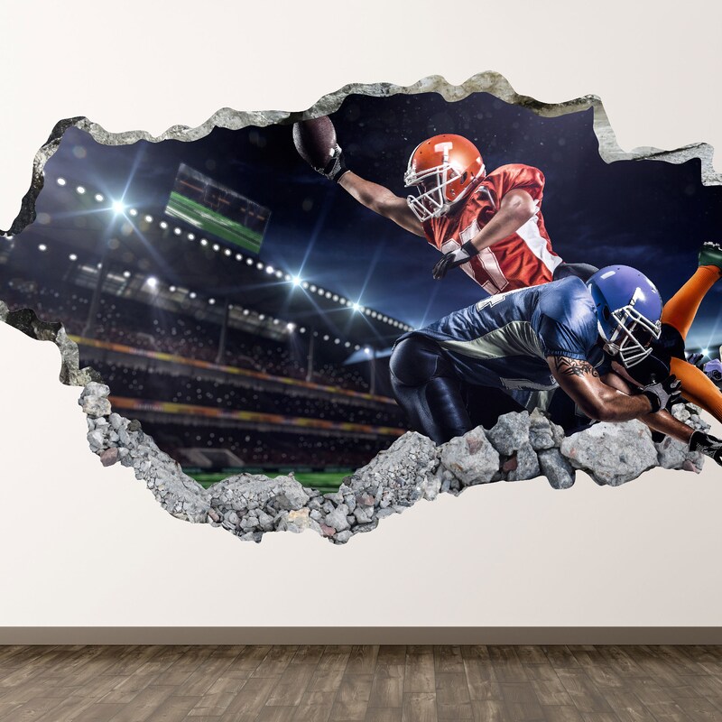 Football Wall Stickers - Etsy