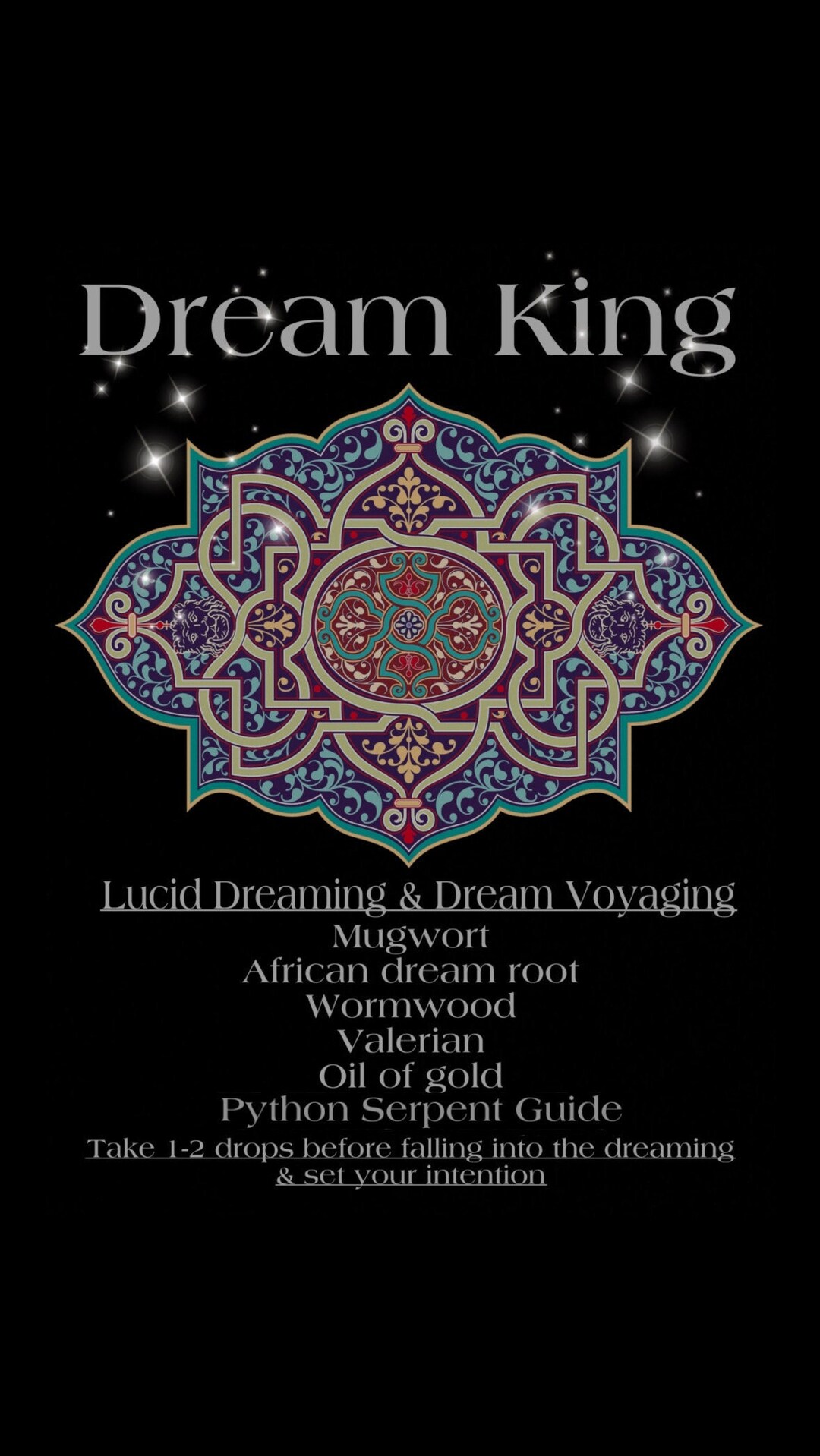 Dream King Lucid Dreaming Potion 4ml - Etsy