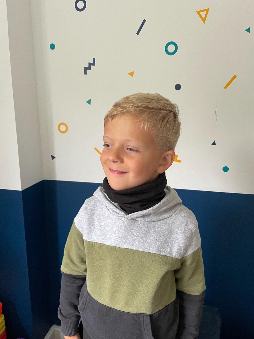 Kids Plain Black Snood| Children's Plain Snood| Kids Neck Warmer| Kids ...