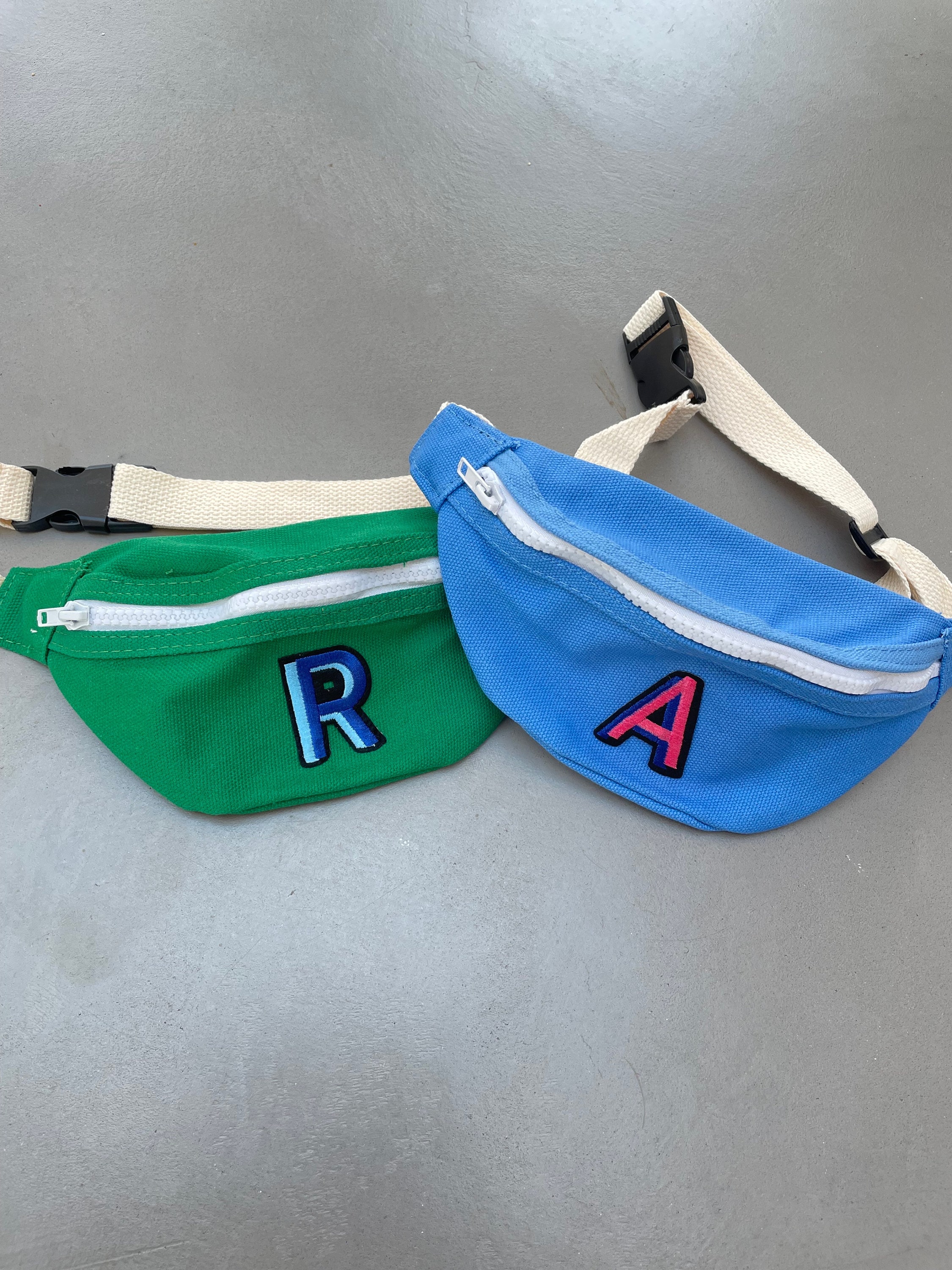 Kids Personalised Bum Bag With Initial| Children's Custom Crossbody Bag ...